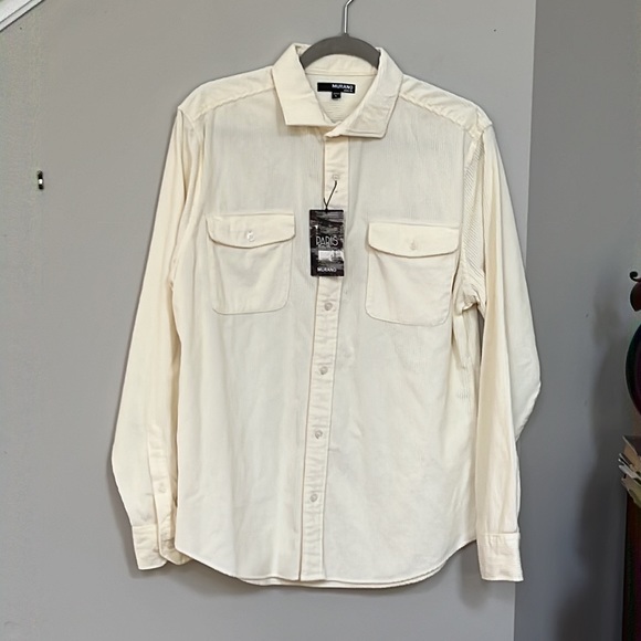Murano | Shirts | Murano Paris Collection Slim Fit Corduroy Shirt ...